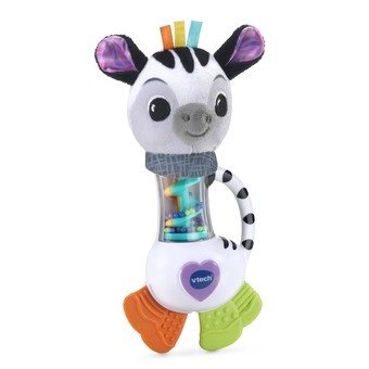 VTech Zebra Toy Shake Teethe Explore for Babies